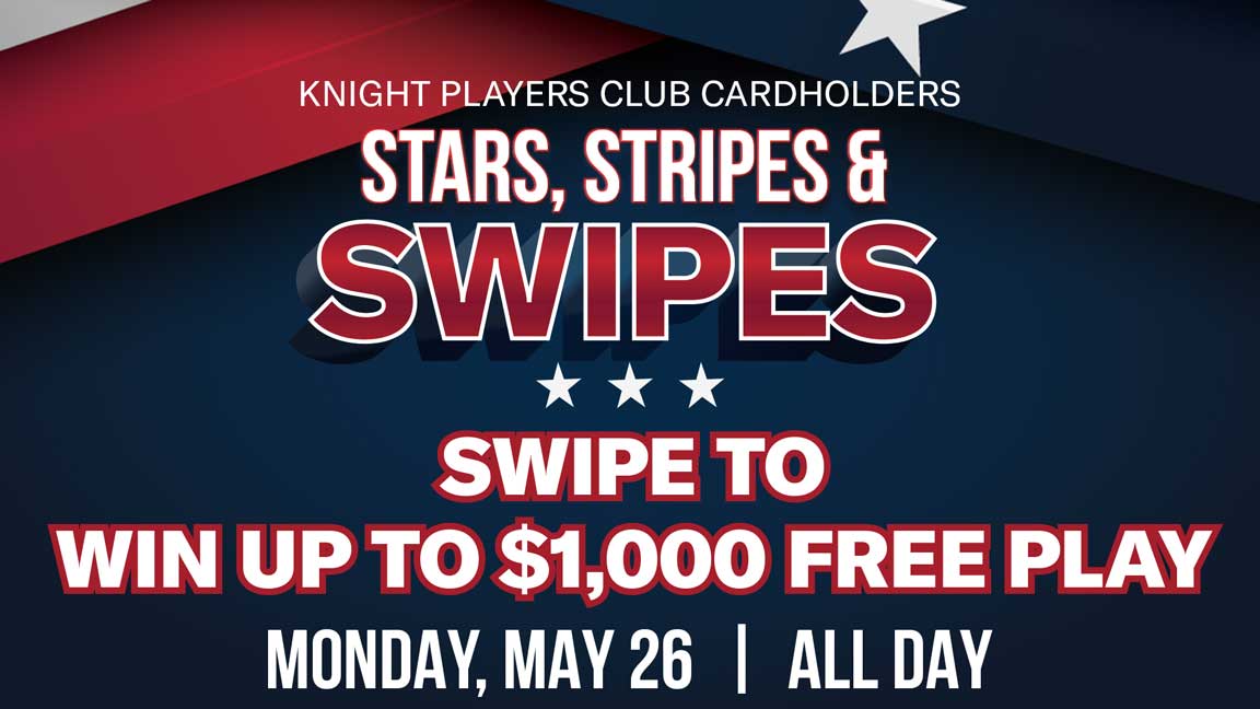 Knight Cardholder Swipe & Win | Emerald Queen Casino